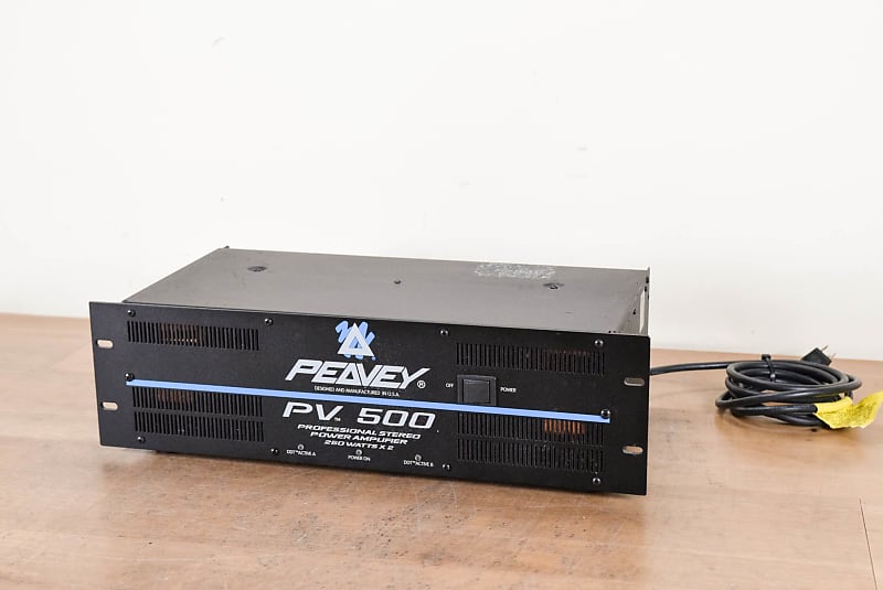 Peavey PV 500 Two-Channel Power Amplifier (church owned) | Reverb