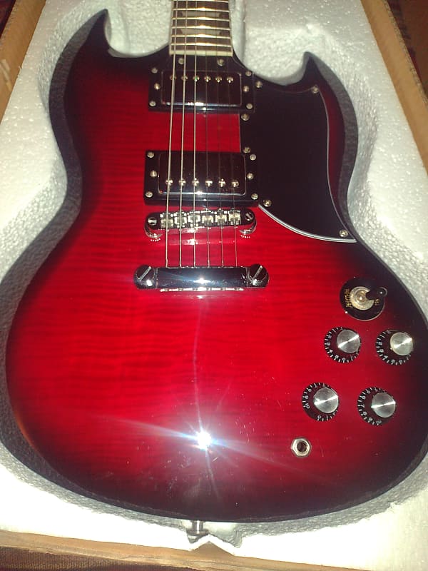 Firefly Sg red bat - Red flame | Reverb