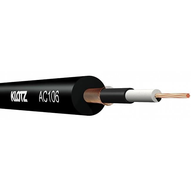 KLOTZ AC106 SW Prime Audio Instrumentenkabel Meterware, | Reverb