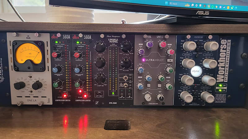 Loaded 500 Series Rack w/ Extra Modules | Reverb