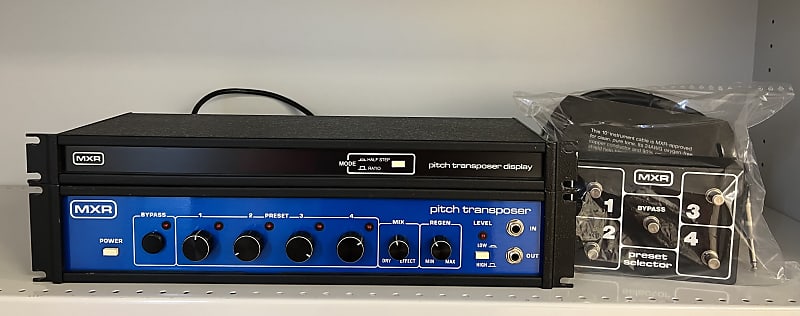 MXR Pitch Transposer - COMPLETE SET with Footswitch & | Reverb Belgium