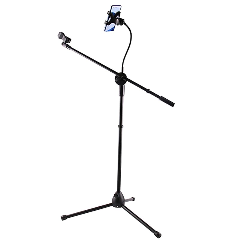 5 Core Microphone Stand + Phone Holder Floor Boom Mic Stand | Reverb