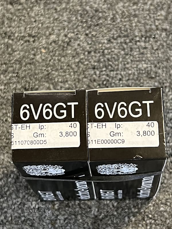 Electro-Harmonix 6V6GT Matched Pair Power Vacuum Tubes | Reverb