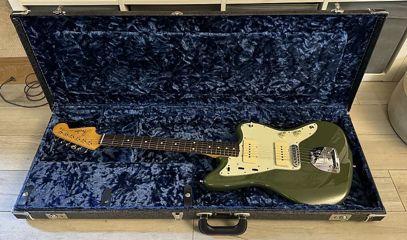 Fender Custom 50s Jazzmaster Olive Green MAJOR American | Reverb