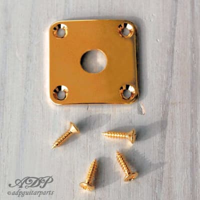 Gotoh Relic Strat Jack Plate Aged Chrome | Reverb France