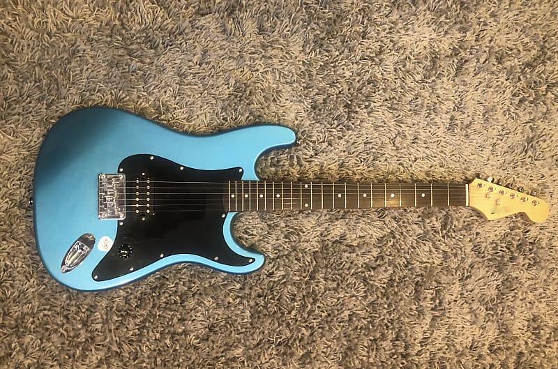 Fender Squier - Single Humbucker - Ice Blue - Gig Bag - ( XXX | Reverb