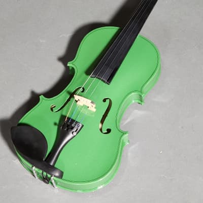 No Name 4/4 Metallic Green Violin 2020's - with Case and Bow | Reverb