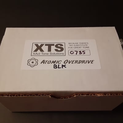 XTS Custom Pedals Atomic Overdrive Black by Guitars For Vets | Reverb