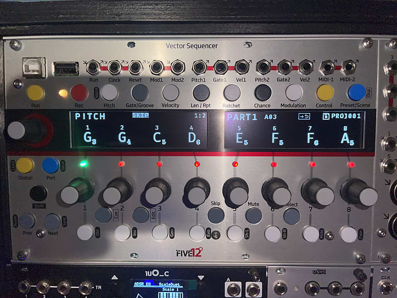 Five12 Vector sequencer 2020 - Silver | Reverb UK