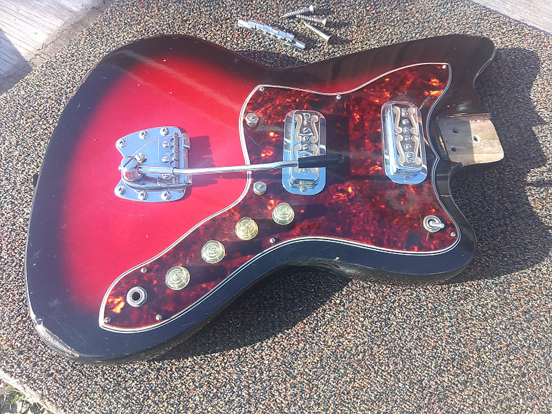 Harmony H19 Silhouette/Bobkat 1966 - Red | Reverb