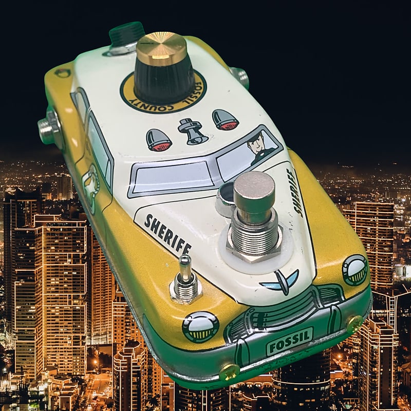 Fuzz 2 stage Cop car Vintage tin | Reverb