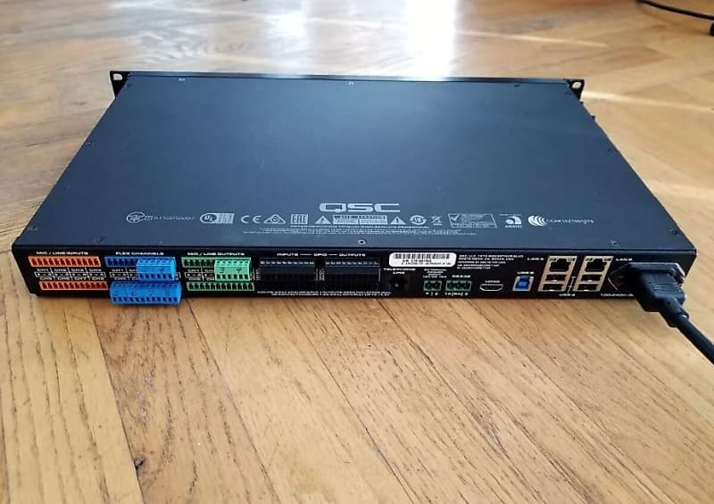 QSC Q-SYS Core 110F USB/FLEX Channels I/O UCI License | Reverb