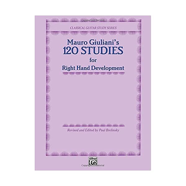 120 Studies for Right Hand Development (Classical Guitar | Reverb