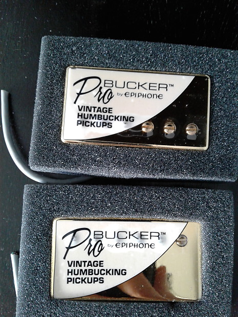 Epiphone Probucker pickups 2017 Gold | Reverb