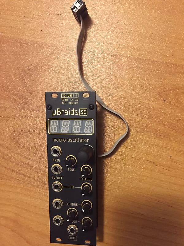 Tall Dog uBraids SE v2 Macro Oscillator Black and Gold | Reverb