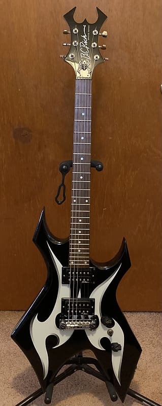 B.C. Rich Warlock bronze series HH with upgrades 2005 Black | Reverb