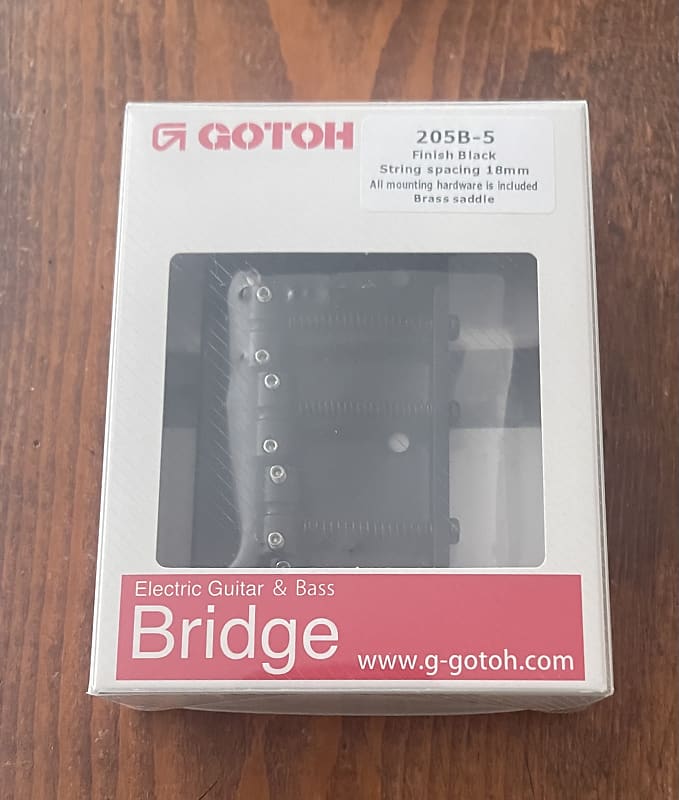 Gotoh 205B-5 - Black | Reverb