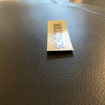 Schecter original neck headstock logo decal 1983 1984 NEW OLD | Reverb