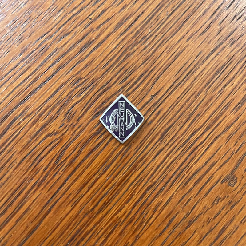 Vintage Neumann KM84 Badge 70s - Silver | Reverb