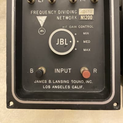 JBL N1200 crossovers rebuilt, includes new rotary switches | Reverb