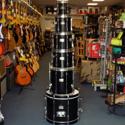 Pearl Export Series - Black 6 Piece Shell Pack | Reverb