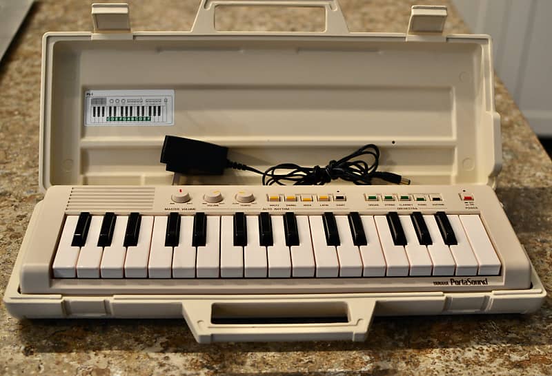 Vintage Yamaha PS-1 Keyboard W/Case and AC Adapter | Reverb