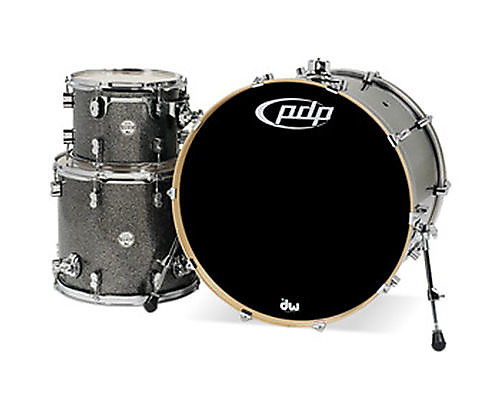 PDP Concept Series 3-Piece Maple Shell Pack, Black Sparkle | Reverb