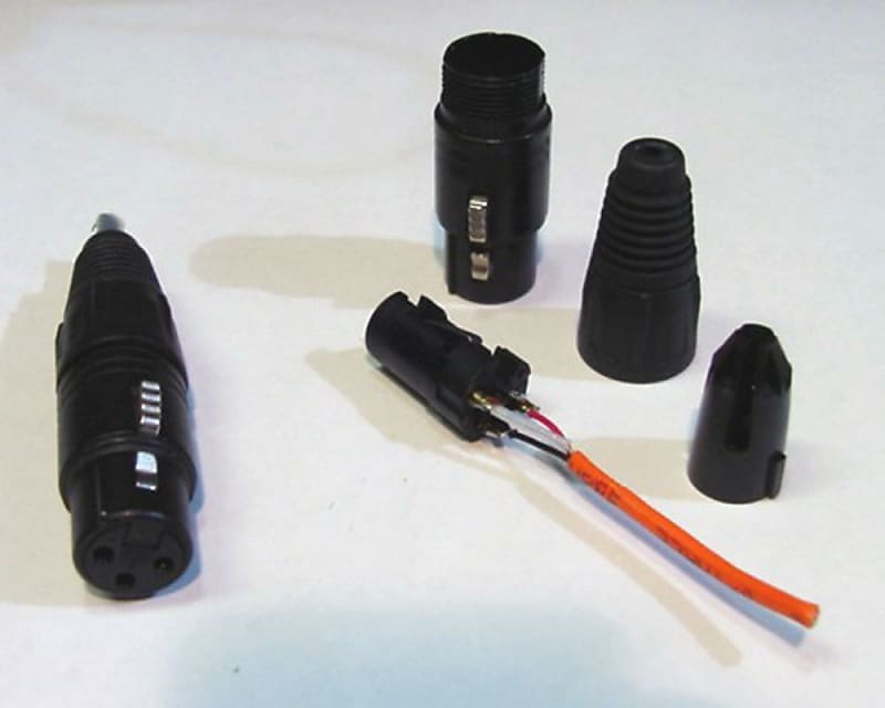 Neutrik NC3FX-B black XLR 3 pin female cable mount connectors | Reverb