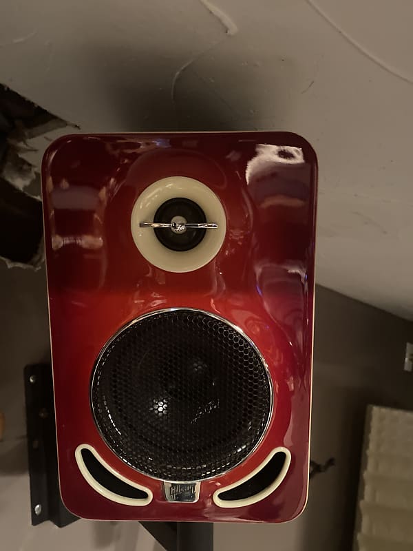Gibson LP4 studio monitors (pair) Cherry red | Reverb