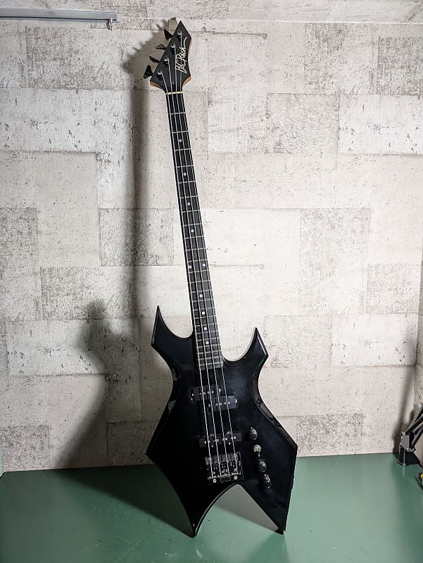 B.C. Rich Warlock Bass N.J. Made in Japan 80-90s Black | Reverb