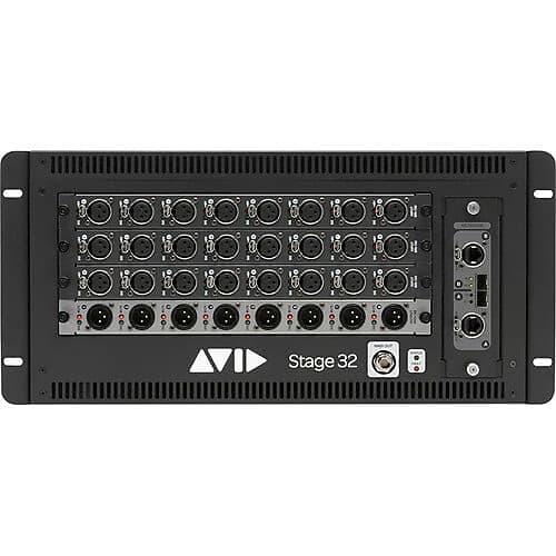 Avid STAGE 32 STG RACK 32 Channel Single MADI Split For Venue | Reverb