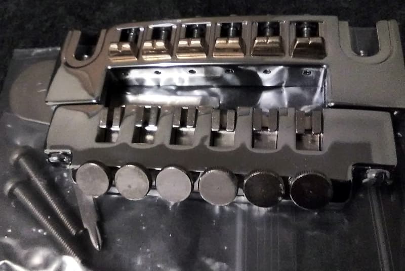 Schaller 456 Bridge Fine Tuning Tailpiece all chrome | Reverb