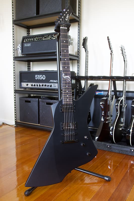 ESP Custom Shop James Hetfield Snakebyte in Black Satin | Reverb