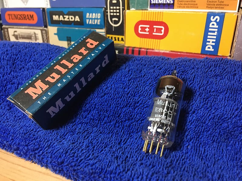 NOS Mullard E80CF Gt Britain Preamp TunerAudioTube 7643 ~ | Reverb