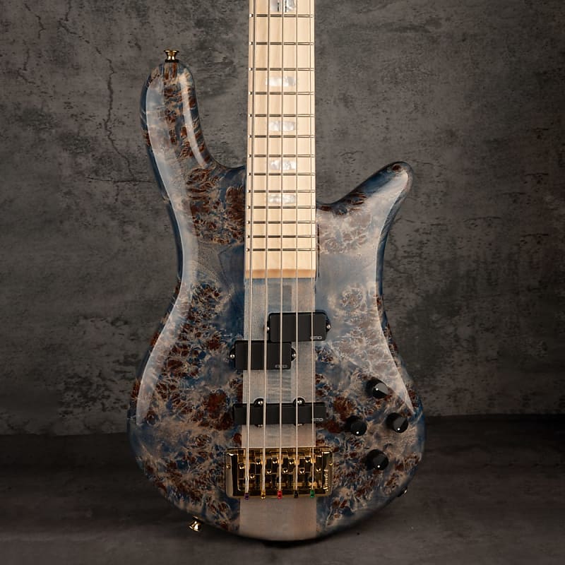 Spector Euro5 LT 5-String Bass Guitar - Exotic Poplar Burl | Reverb