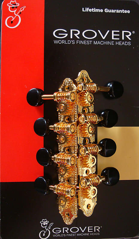 Grover 409FGB 409 Series “F” Style Mandolin Tuning Machines, | Reverb