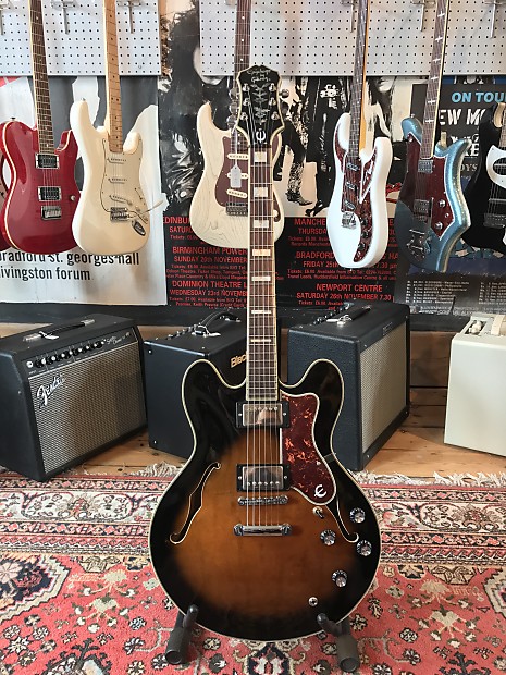 Epiphone by Gibson Sheraton 80's Vintage Sunburst | Reverb