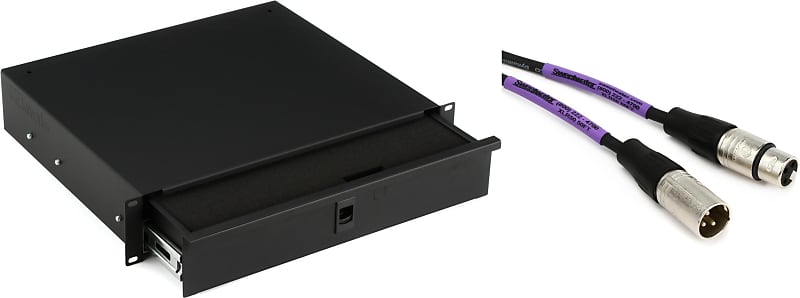 Gator GRW-DRWDF2 2U Standard Rack Drawer with Diced Foam | Reverb