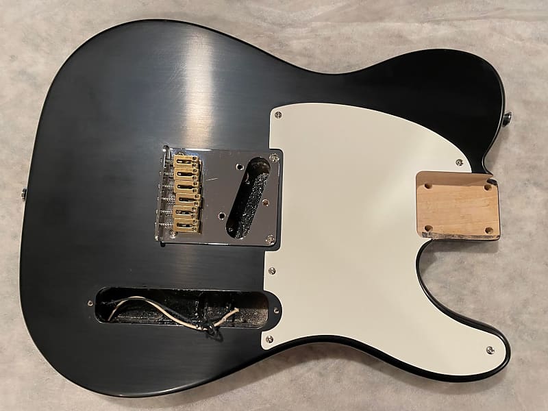 Squier Affinity Bullet Telecaster Body Basswood Black | Reverb