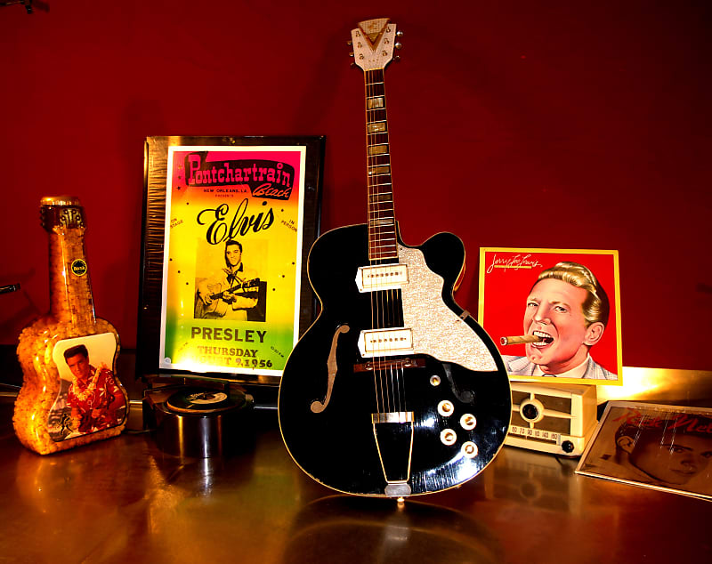 Kay 8990J Up Beat Gold K 1959 Gleaming Black. Rare, unique, | Reverb