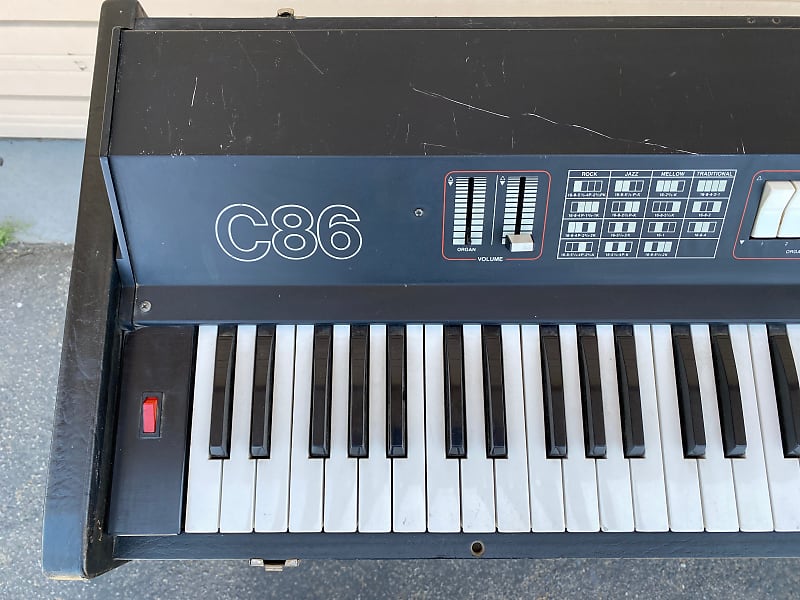 Hohner C86 Organ Piano Bass 61-Key Vintage Keyboard c. 1980s | Reverb