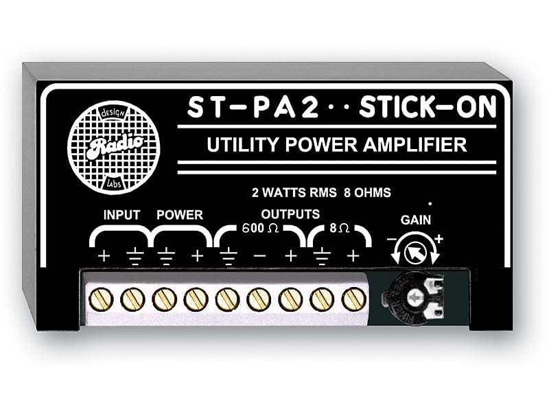 Radio Stick-ons RDL ST-PA2 | Reverb