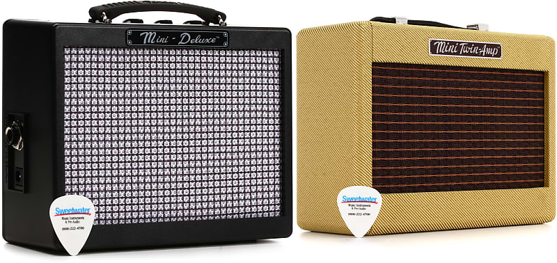 Fender Mini Deluxe 2-watt 1x2" Mini Combo Amp Bundle with | Reverb