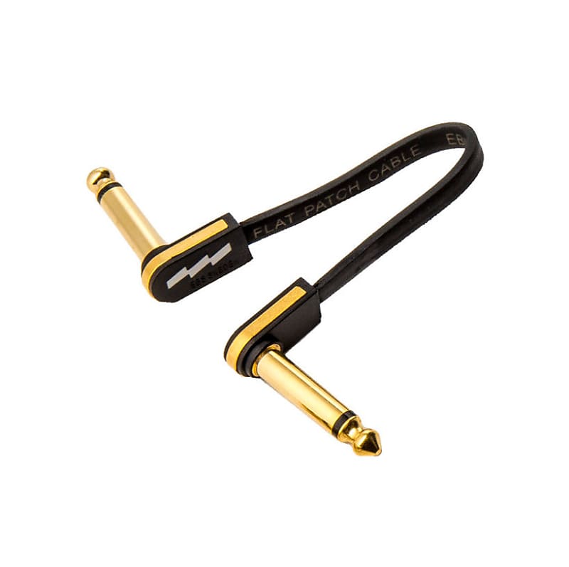 EBS Premium Gold - Flat Patch Cable - 10cm | Reverb