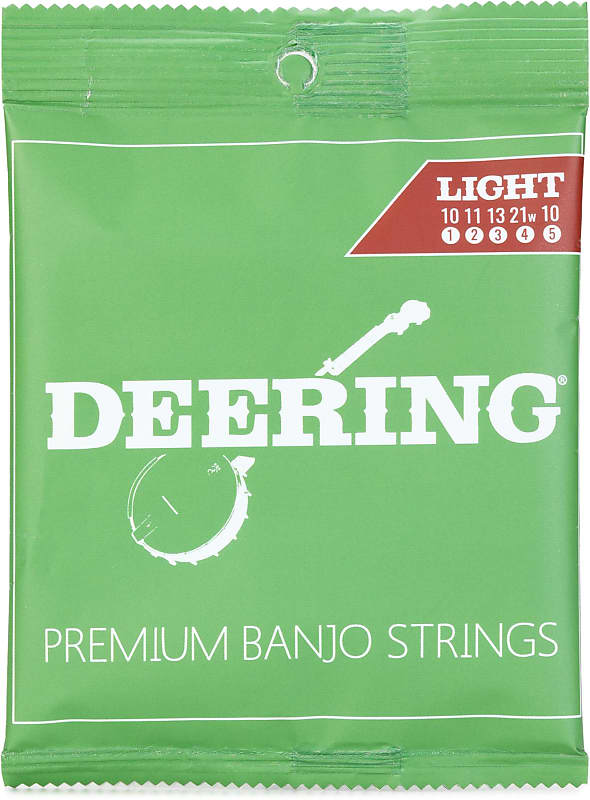 Deering Premium Banjo Strings - .010-.010 Light | Reverb