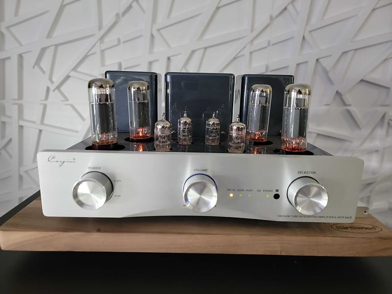 Cayin A50TP-MKII Integrated Tube Amplifier w/phono and Tube | Reverb