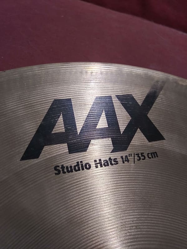 14" Sabian AAX Studio Hi-Hats(2) plus (1) AA Regular Bottom | Reverb