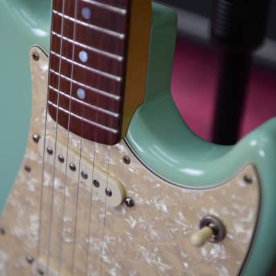 Fender Custom Shop Cyclone Aged Daphne Blue USA 2002 | Reverb