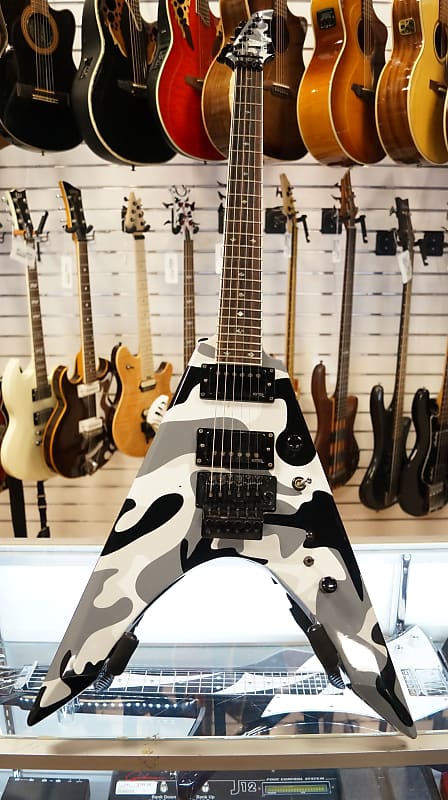 Fernandes Vortex Elite Urban Camo w/EMG James Hetfield | Reverb