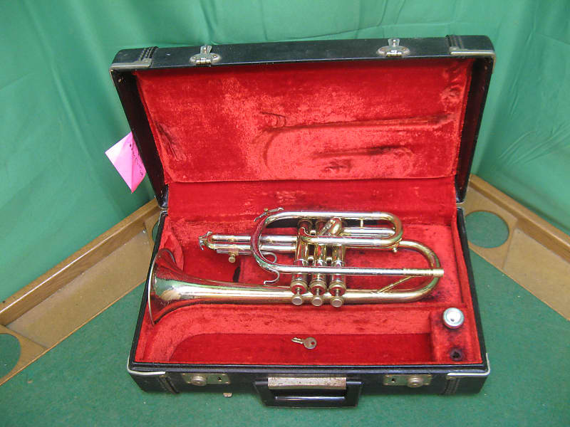 Reynolds Emperor Cornet 2-Tone Bell 1966 - Refurbished - Case | Reverb